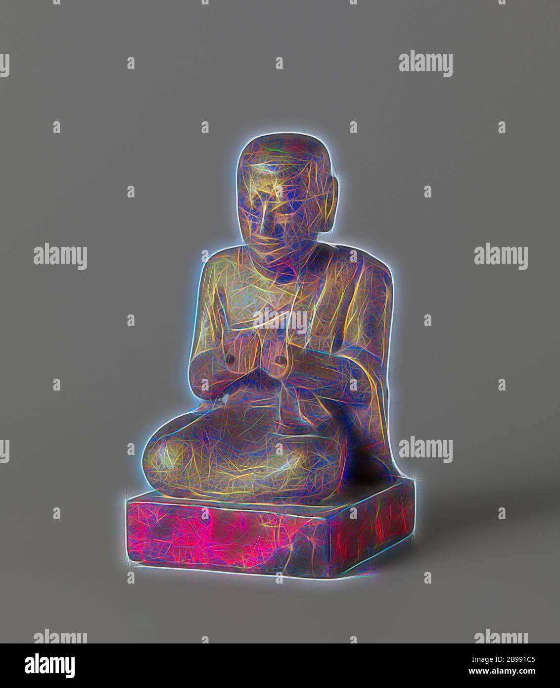 Monk with folded hands hi-res stock photography and images - Alamy