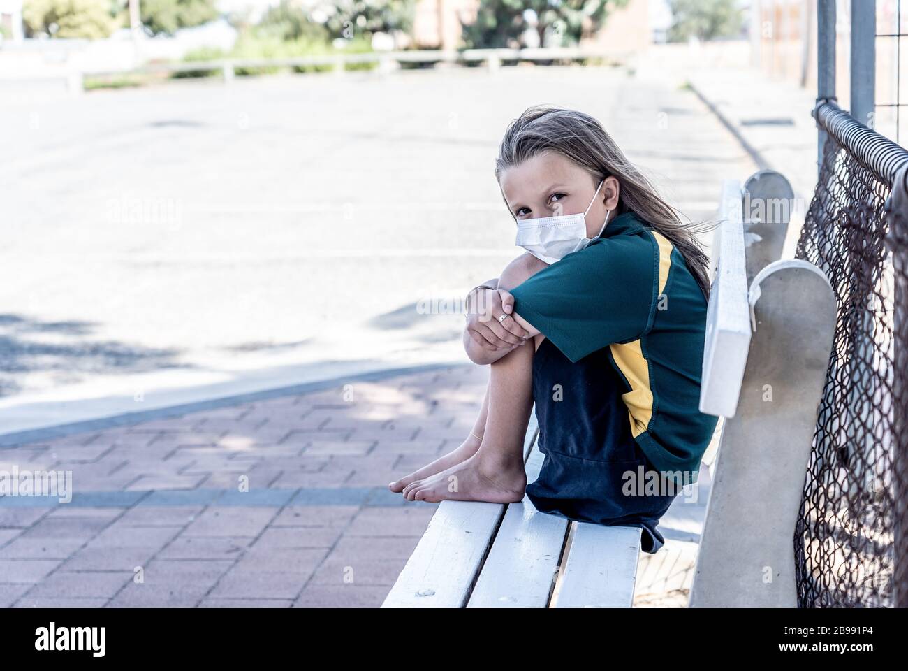 Sad school girl australia hi-res stock photography and images - Alamy