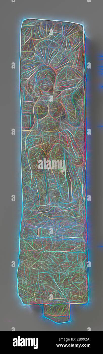 Female nature spirit, Pillar of a stupa fence representing a yakshini ...