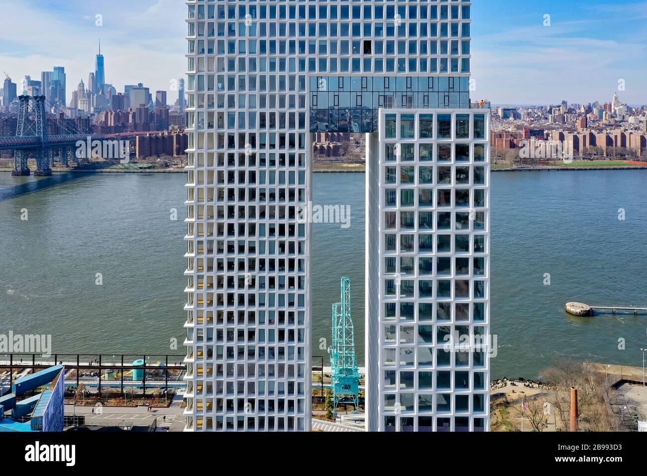 Building development in the Williamsburg neighborhood in Brooklyn, New ...