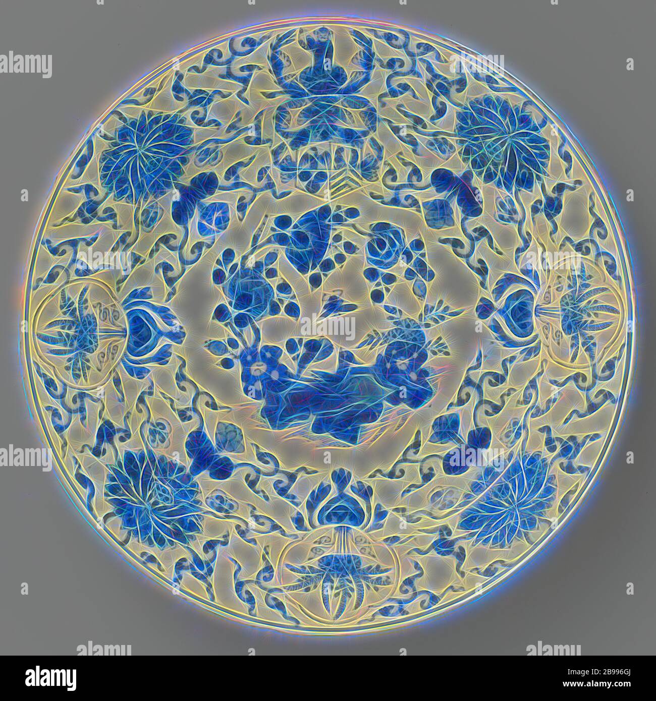 Dish Dish with the arms of the Pelgrom family, Porcelain dish, painted ...