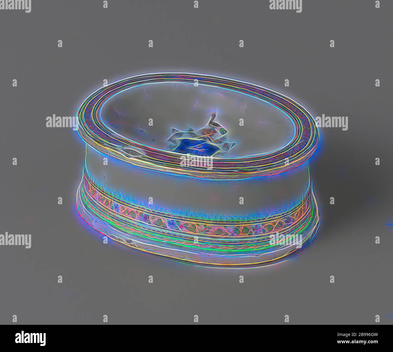 Oval salt cellar with the arms of the Van Idsinga family, Oval ...