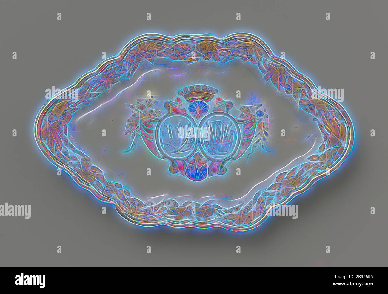 Pattipan from the 'Swellengrebel service' with a double crowned ...