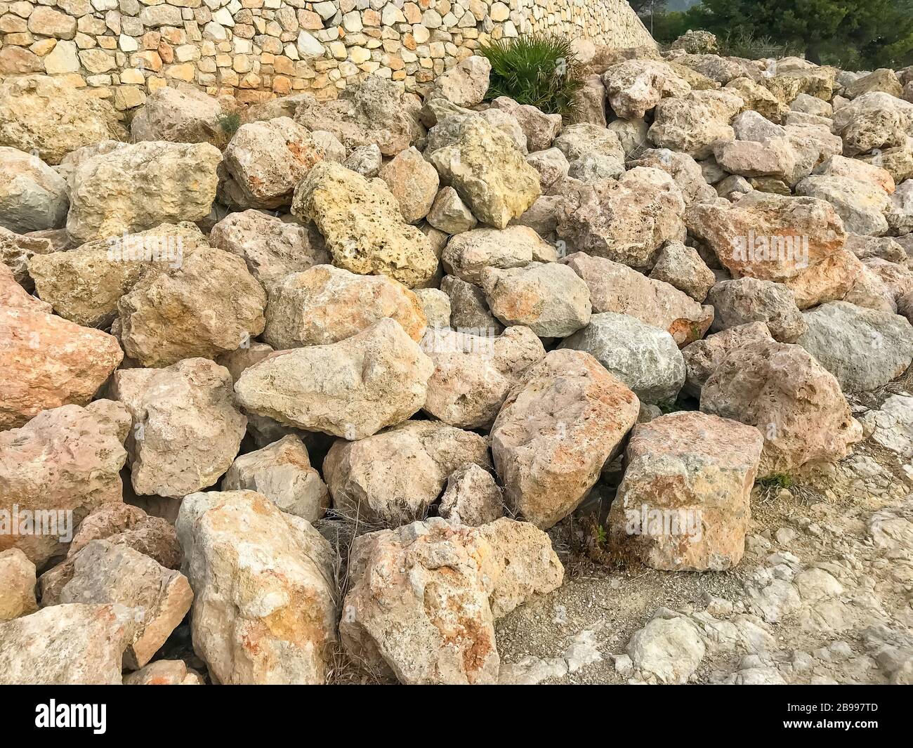 Geological rocks, sea stones on seashore. Studio Photo Stock Photo - Alamy