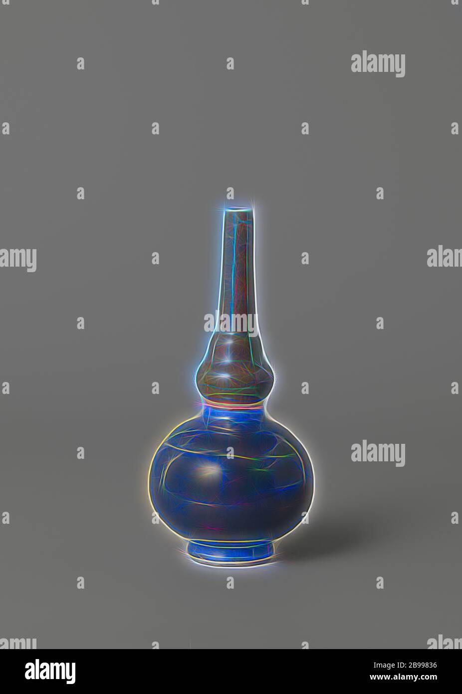 Rosewater sprinkler or bottle with powder blue and light brown, Rose ...