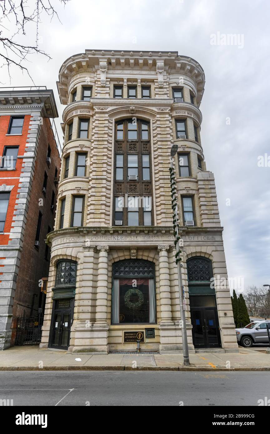 Building of the District Attorney Office in downtown Poughkeepsie, NY ...