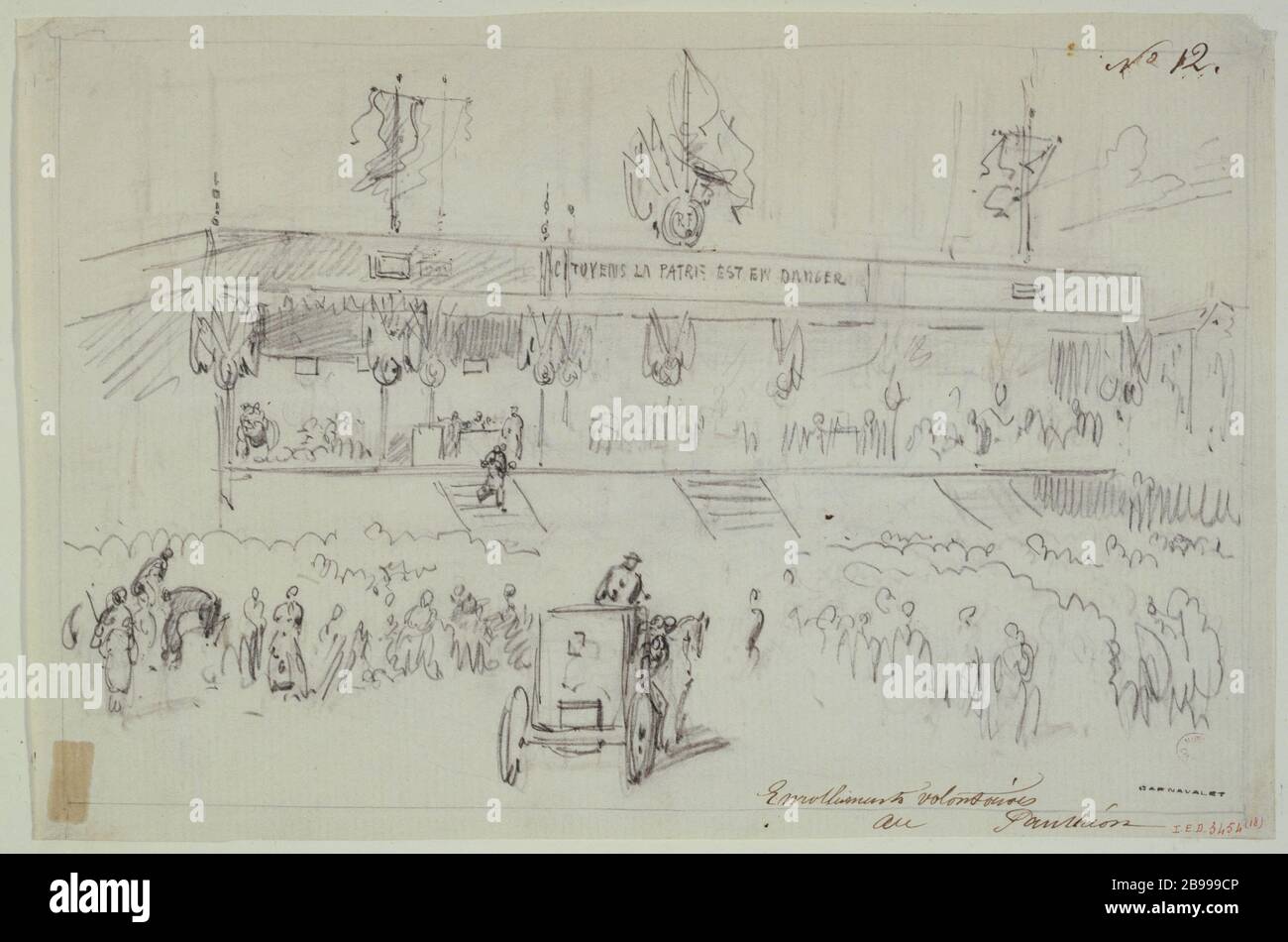 Volunteers of enrollment in the Pantheon Gustave Doré (1832-1883 ...