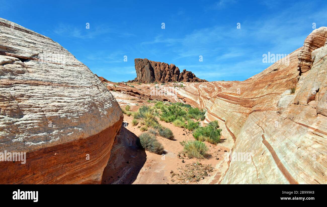 Valley of Fire State Park in the Clark County, Nevada USA. World ...