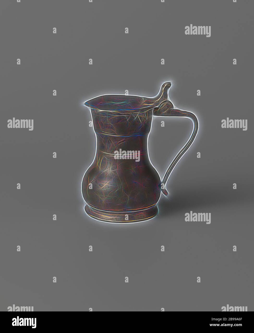 Baluster-shaped jug made of tin, Small baluster-shaped jug made of tin ...