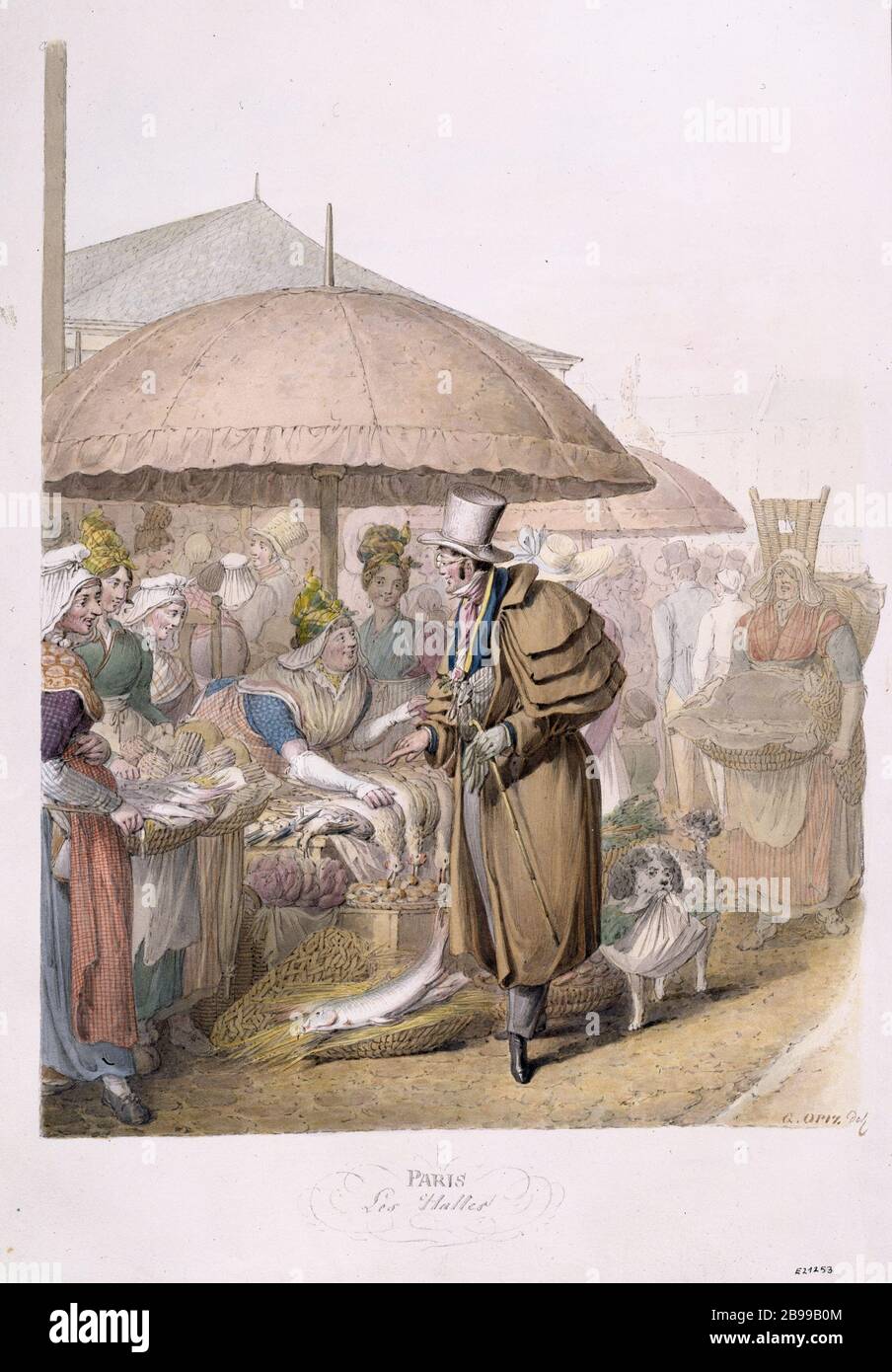 TABLE PARIS - THE HALLS Georg Emmanuel Opitz (ou Opiz) (1775-1841 ...