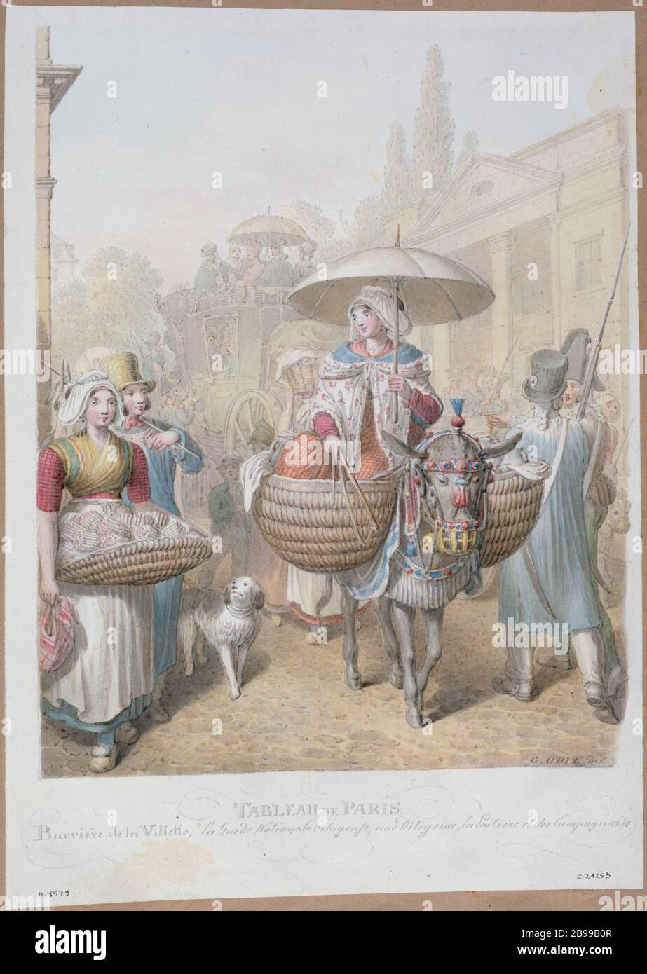 TABLE PARIS - THE BARRIER OF VILLETTE - THE NATIONAL GUARD Georg ...