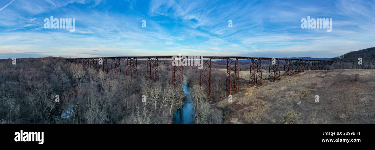 Moodna Viaduct Trestle. The Moodna Viaduct is an iron railroad trestle ...