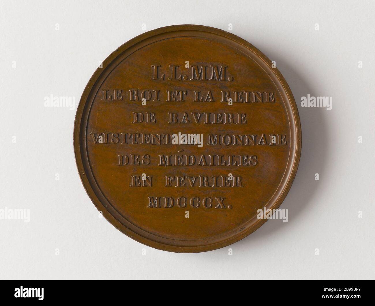 VISIT OF THE KING AND QUEEN OF BAVARIA MEDAL TO THE CURRENCY, February ...