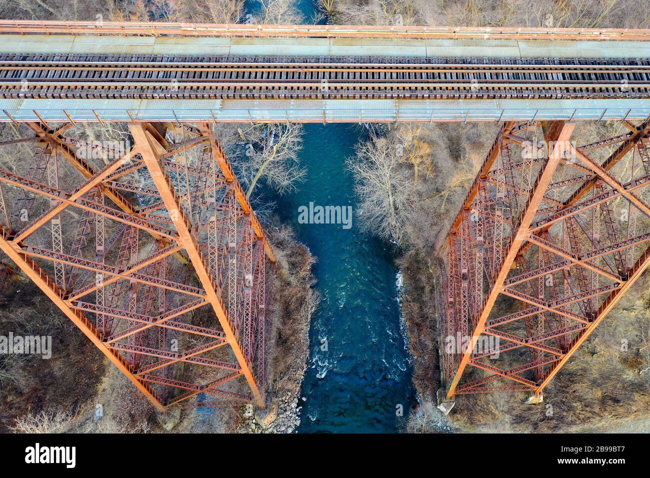 Moodna Viaduct Trestle. The Moodna Viaduct is an iron railroad trestle ...