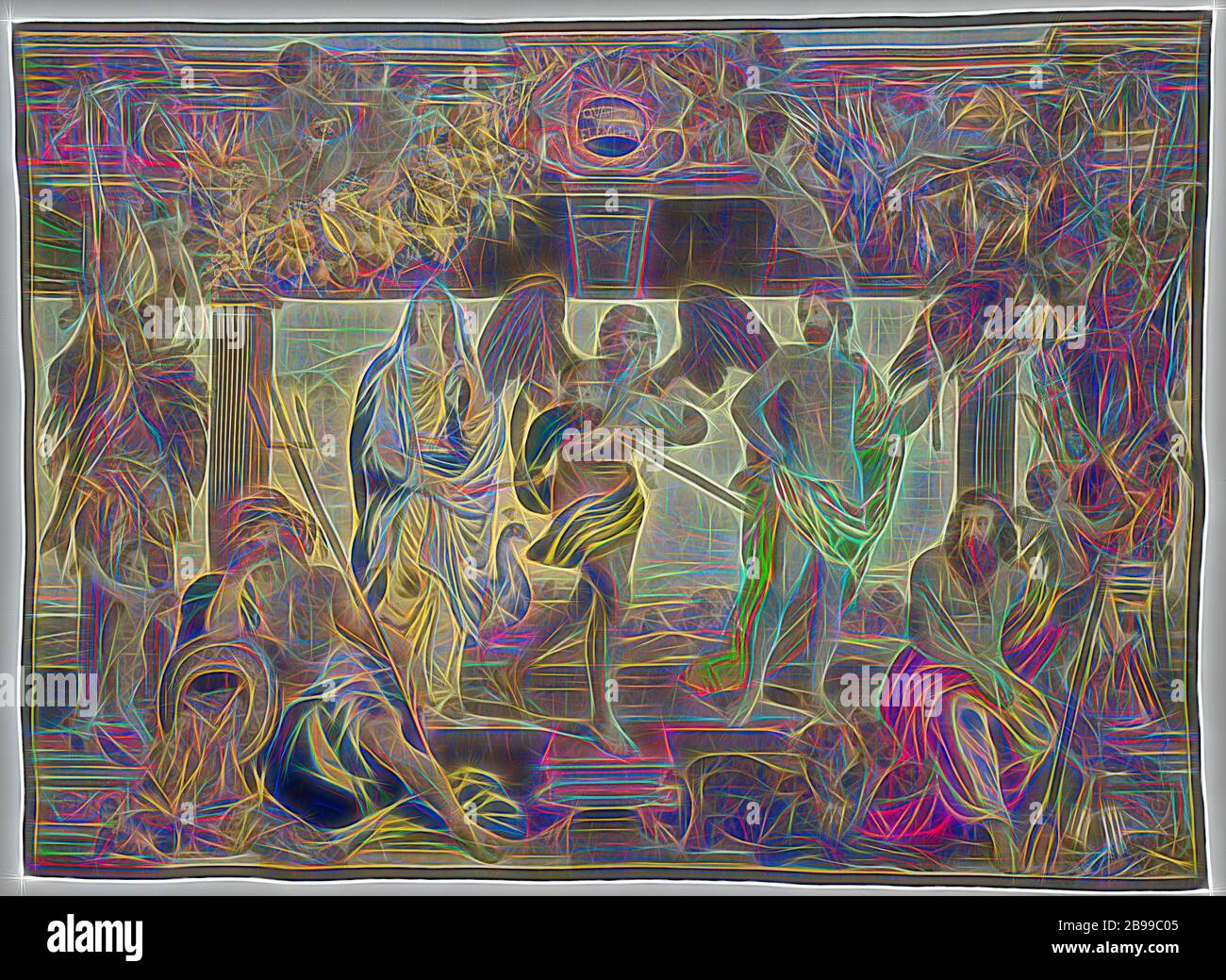 The four elements and time, The months, seasons, elements, day and ...