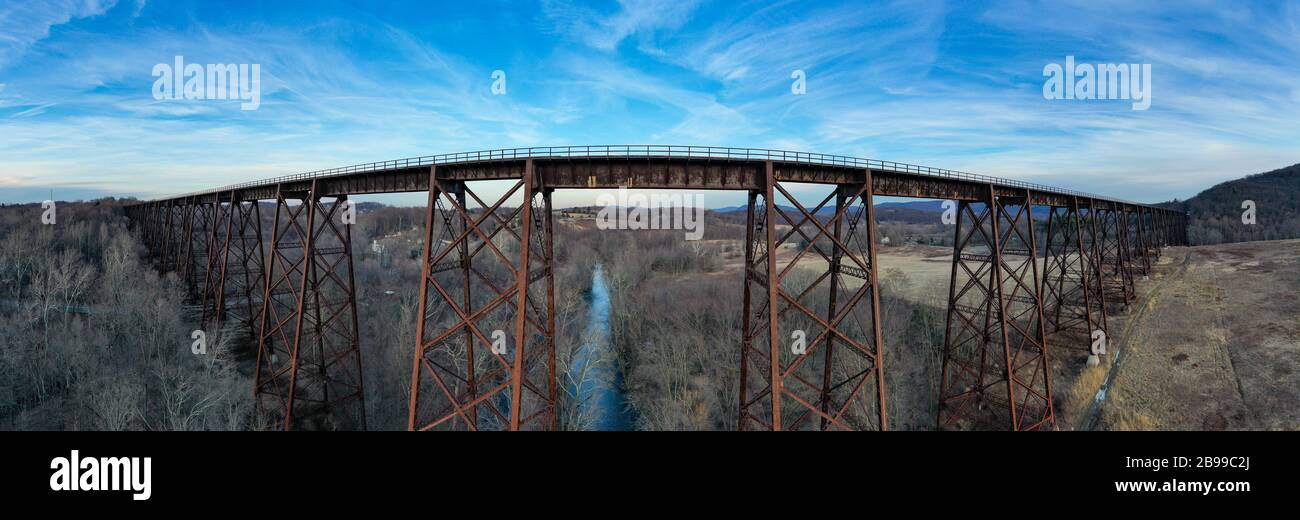 Moodna Viaduct Trestle. The Moodna Viaduct is an iron railroad trestle ...