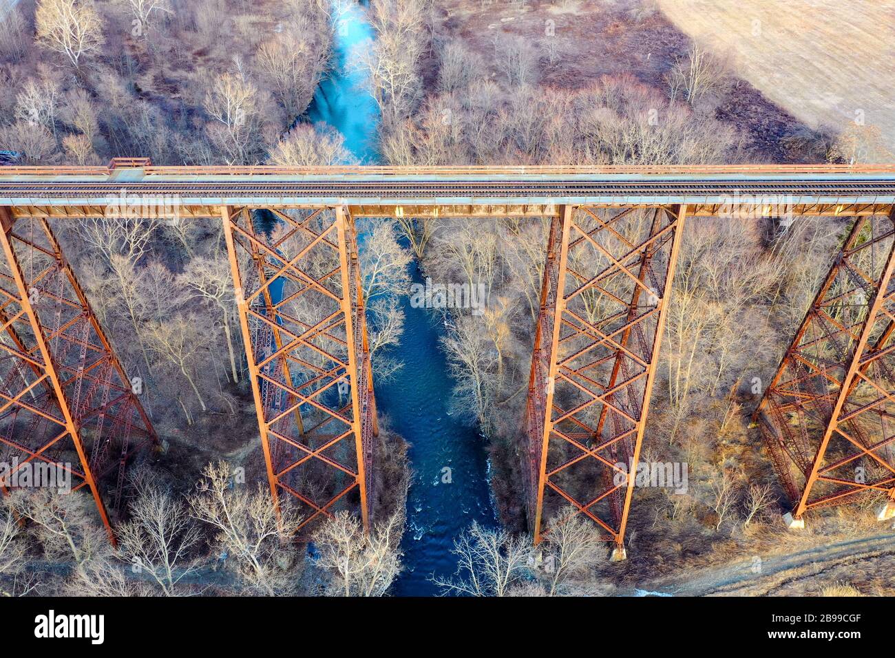 Moodna Viaduct Trestle. The Moodna Viaduct is an iron railroad trestle ...