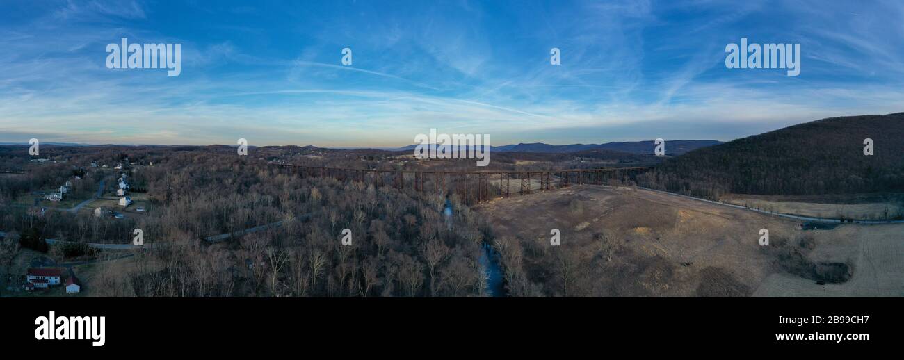 Moodna Viaduct Trestle. The Moodna Viaduct is an iron railroad trestle ...