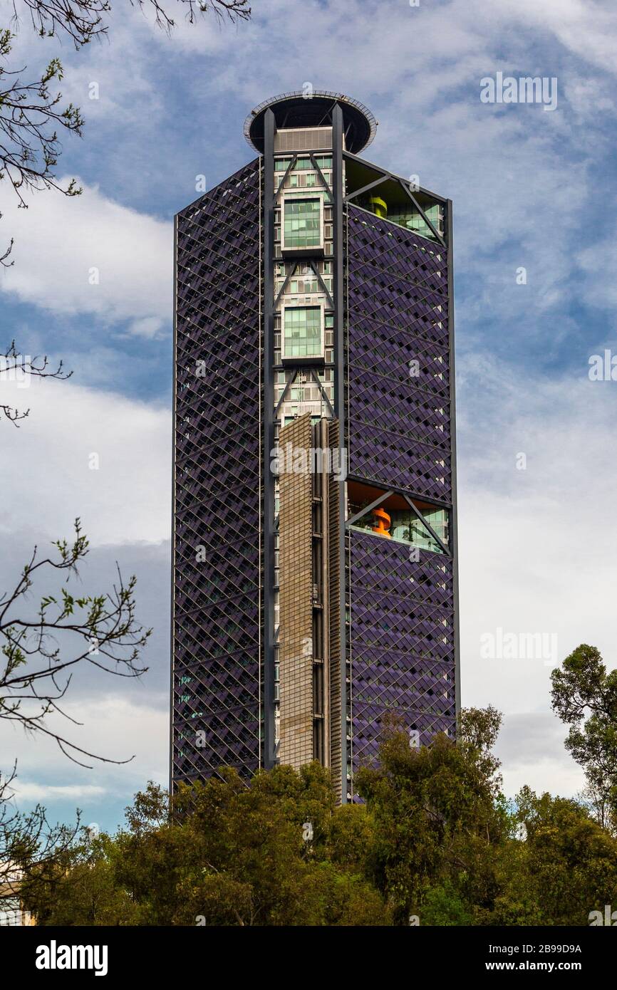Modern highrise office buildings in the heart of Mexico City, Mexico ...