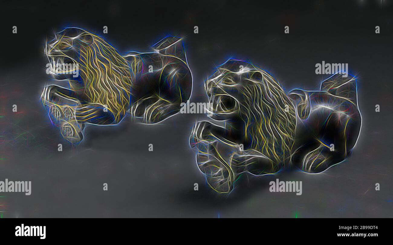 Two lions shield bearing lion hi-res stock photography and images - Alamy