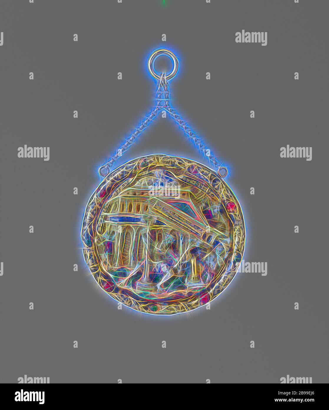 Samson breaks the pillars of the temple hi-res stock photography and ...