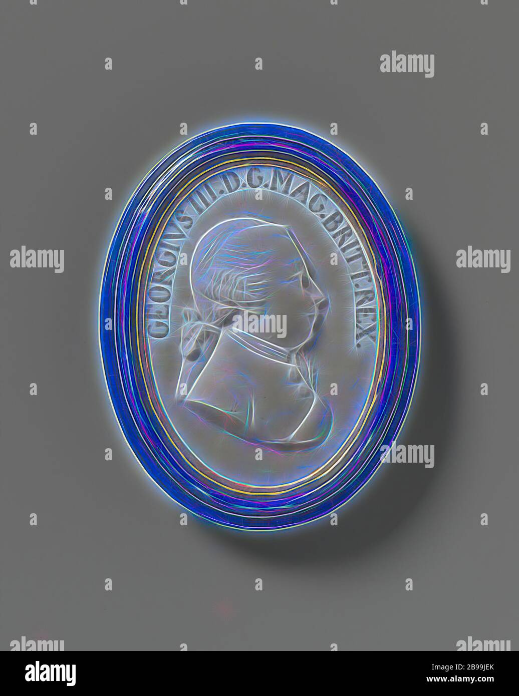 Medallion with the portrait of George III, King of England, Medallion ...