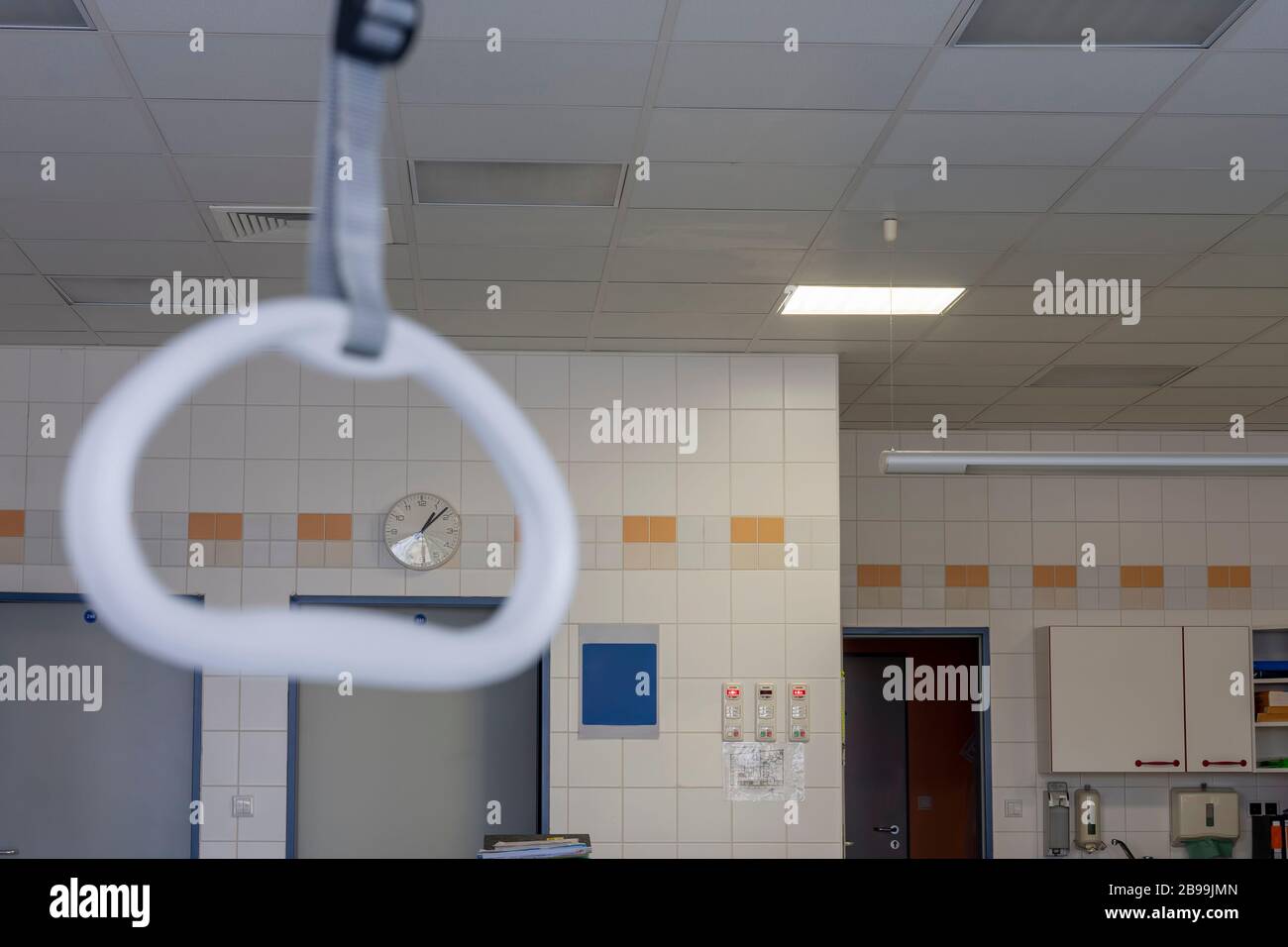 Intensive care unit in hospital, a place where can be treated patients ...