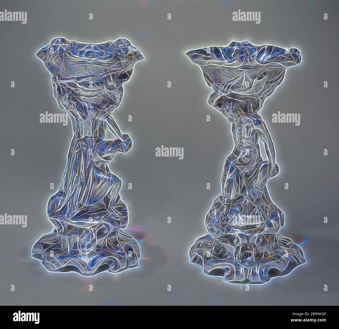 Two salt-cellars, one with Cain and Abel, and one with the Sacrifice of ...