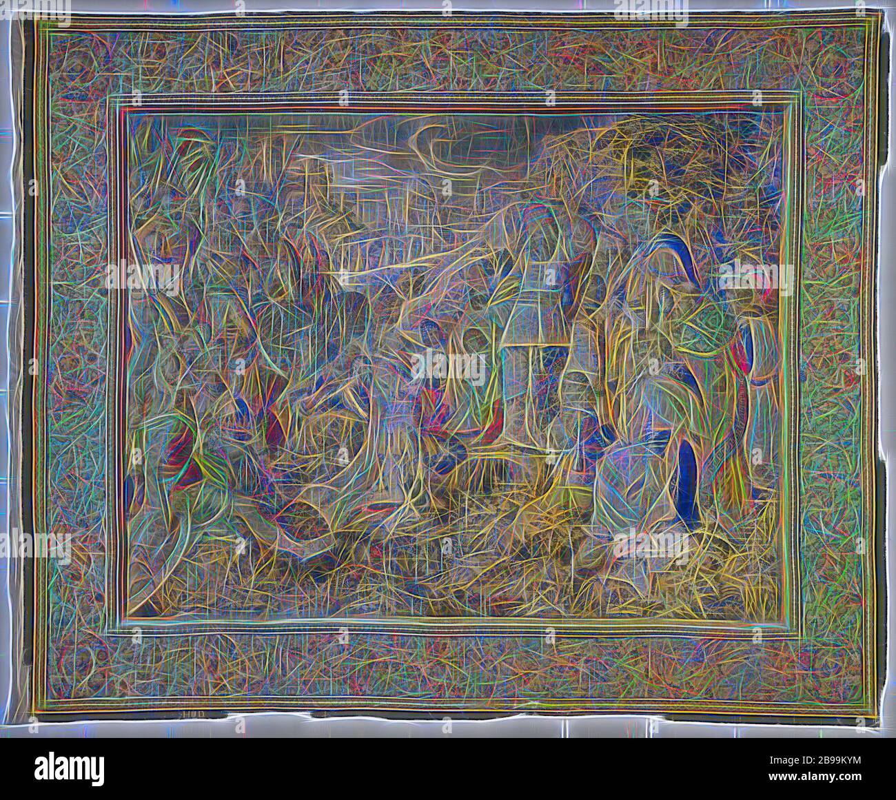 Alexander the great kneeling before the high priest hi-res stock ...