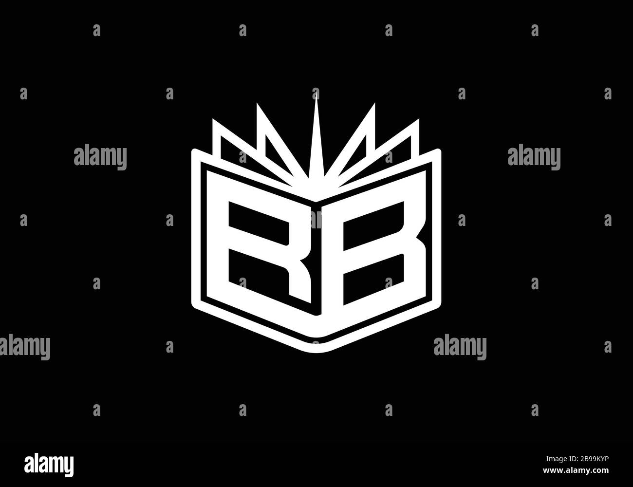 R B, RB Initial Letter Logo design vector template, Graphic Alphabet ...