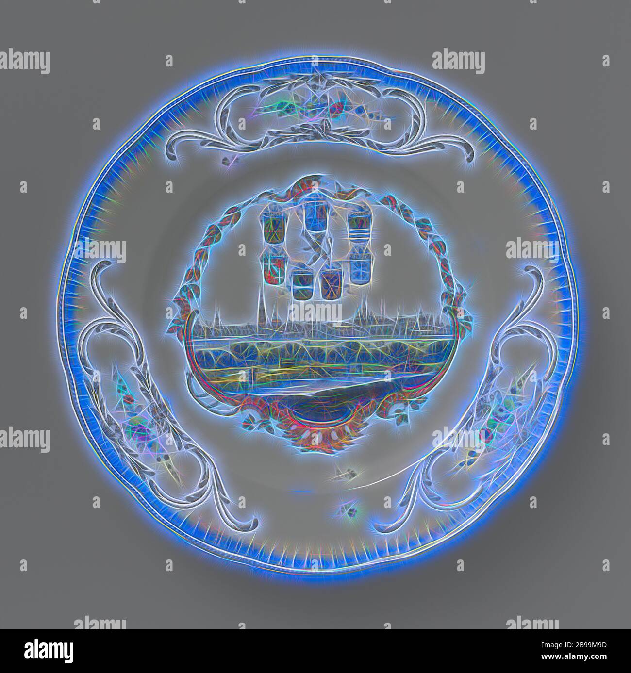 Seven plates from the service of Stadtholder William v Plate from the ...