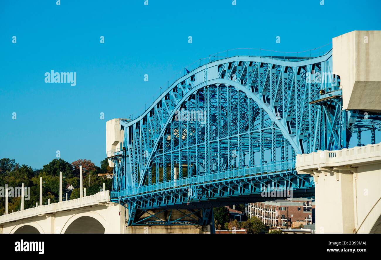John Ross Bridge in Chatanooga, Tennessee Stock Photo - Alamy