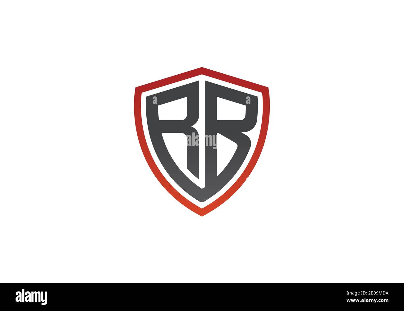 R B, RB Initial Letter Logo design vector template, Graphic Alphabet Symbol for Corporate ...