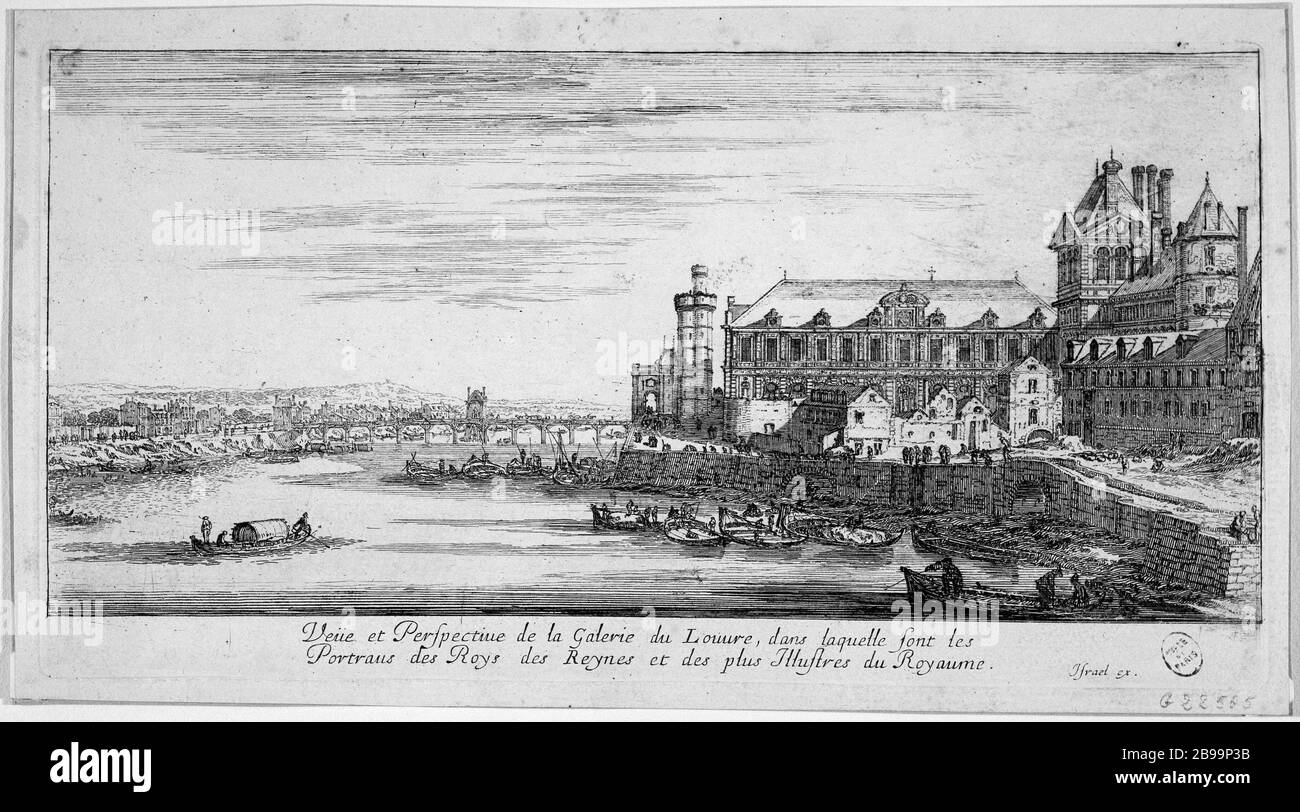 Louvre gallery Black and White Stock Photos & Images - Alamy