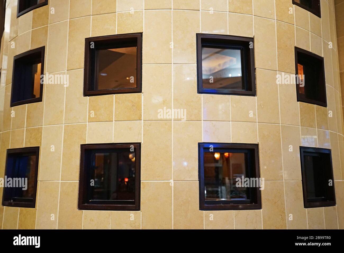 Architecture design and decoration of Cylinder shaped building with ...