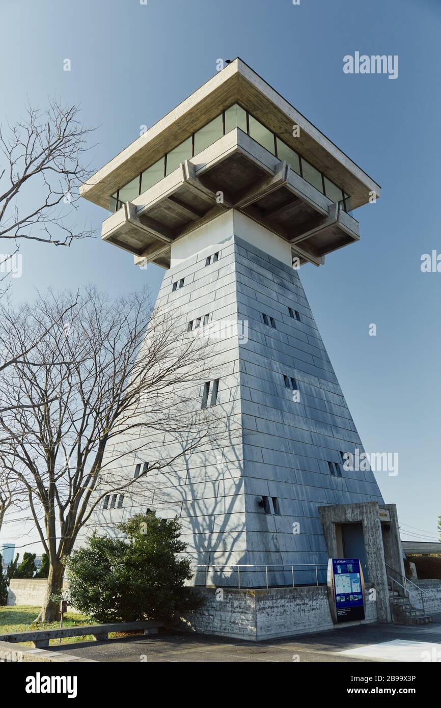 Toyama Port Observatory tower in Toyama, Japan Stock Photo - Alamy
