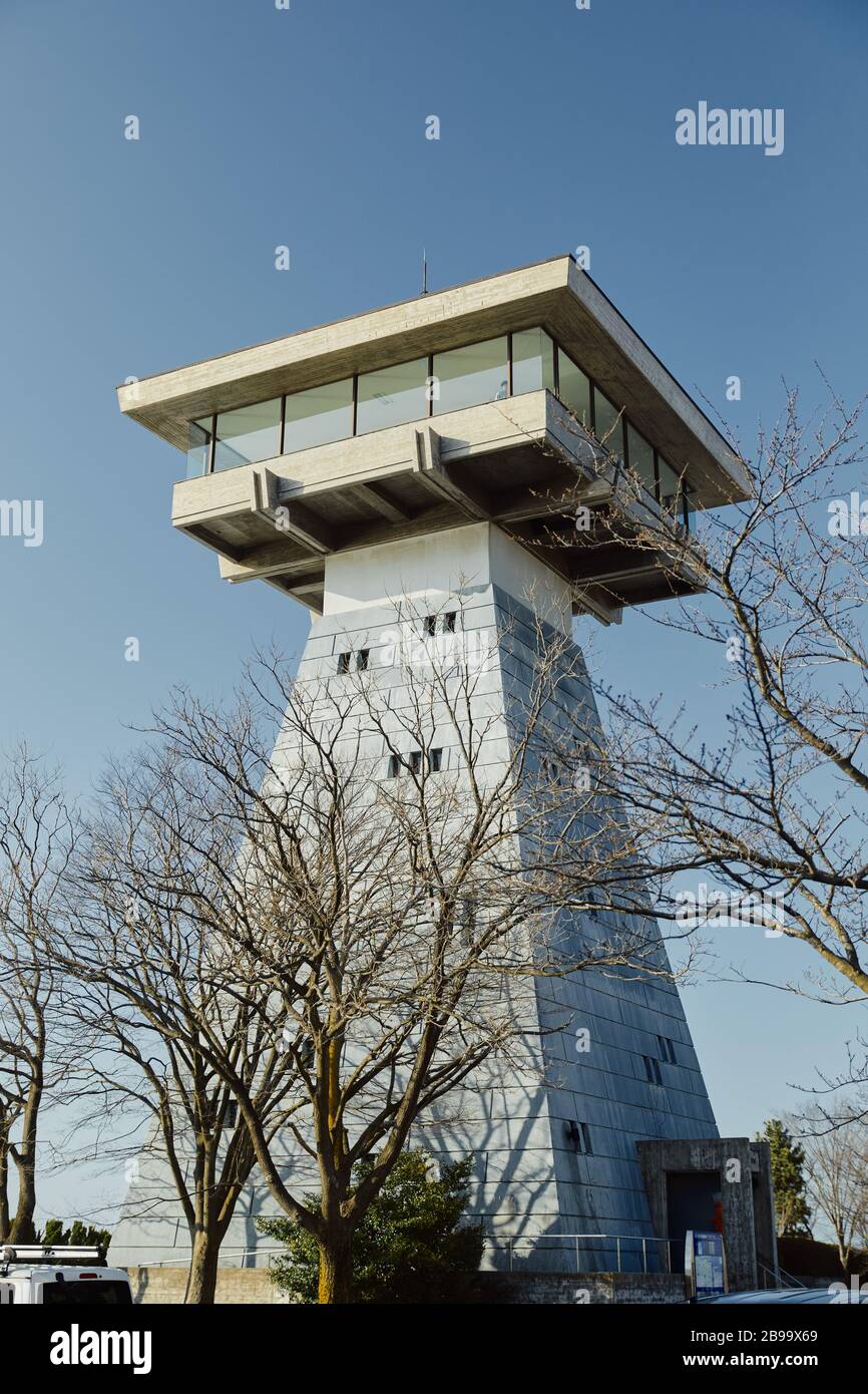Toyama Port Observatory tower in Toyama, Japan Stock Photo - Alamy