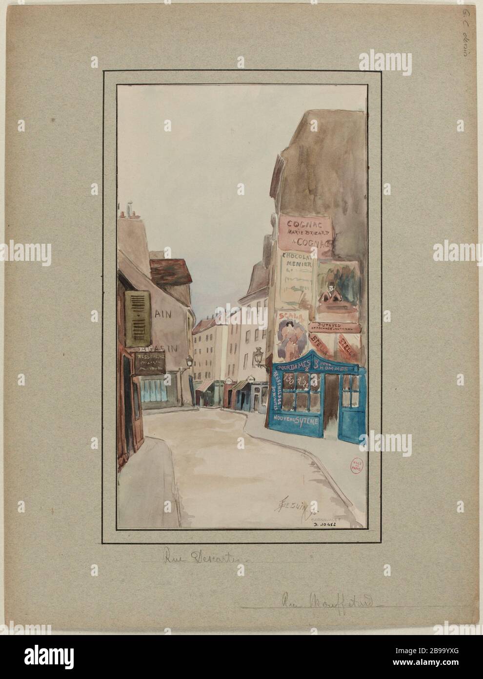 Rue Descartes, 1895 Stock Photo - Alamy