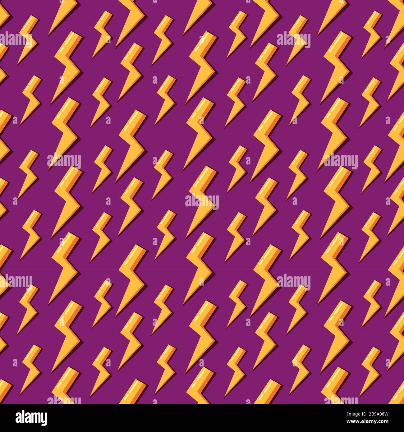 thunder icon seamless pattern vector illustration background Stock ...