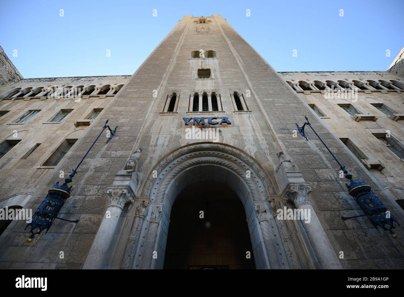The beautiful YMCA building in Jerusalem, Israel Stock Photo - Alamy