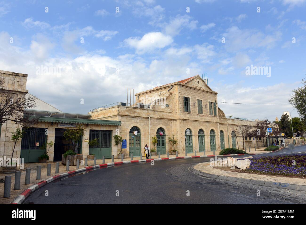 The old railway station in Jerusalem, Israel Stock Photo - Alamy