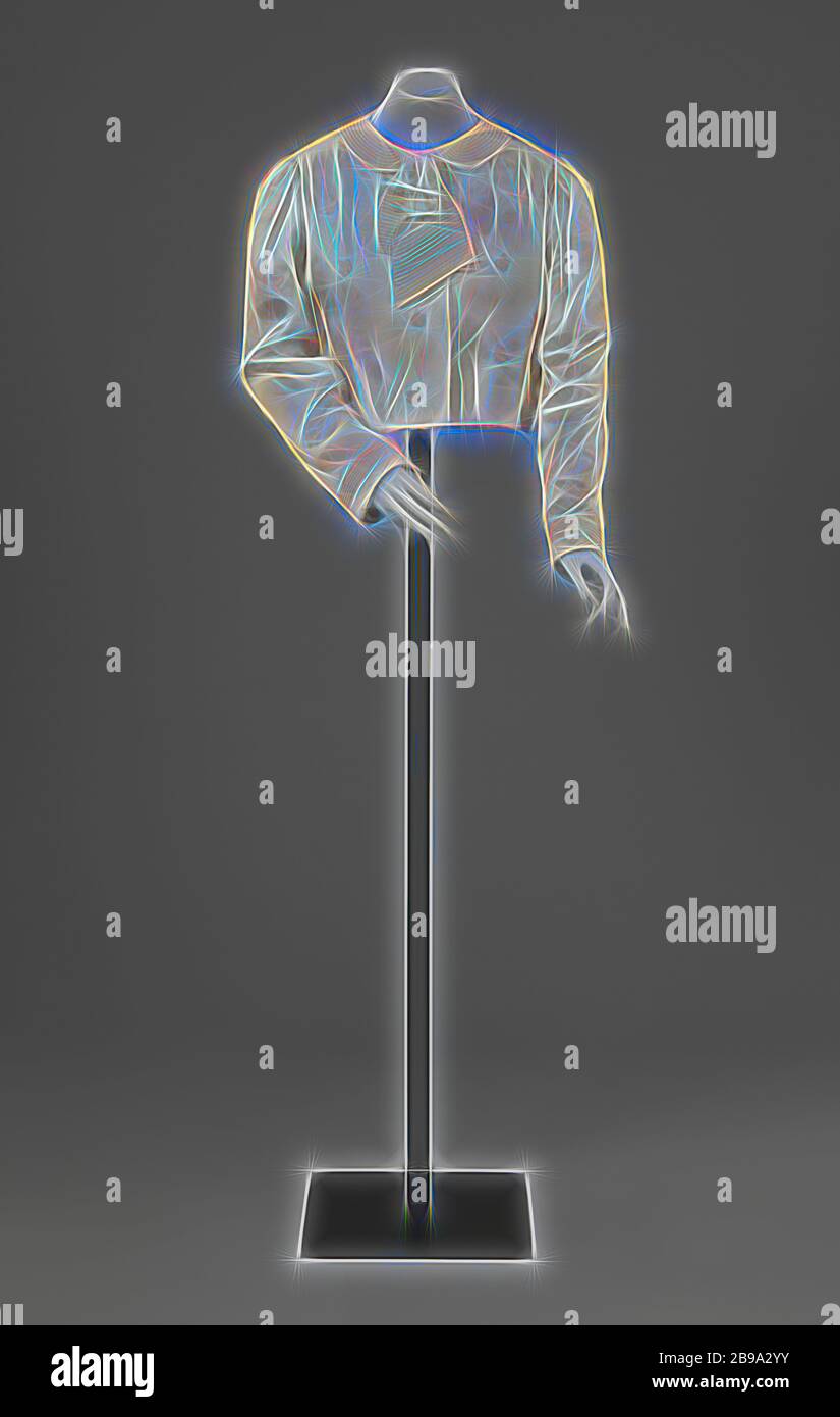 Bed Jacket Pink silk bed coat with collar and bow decorated with ...