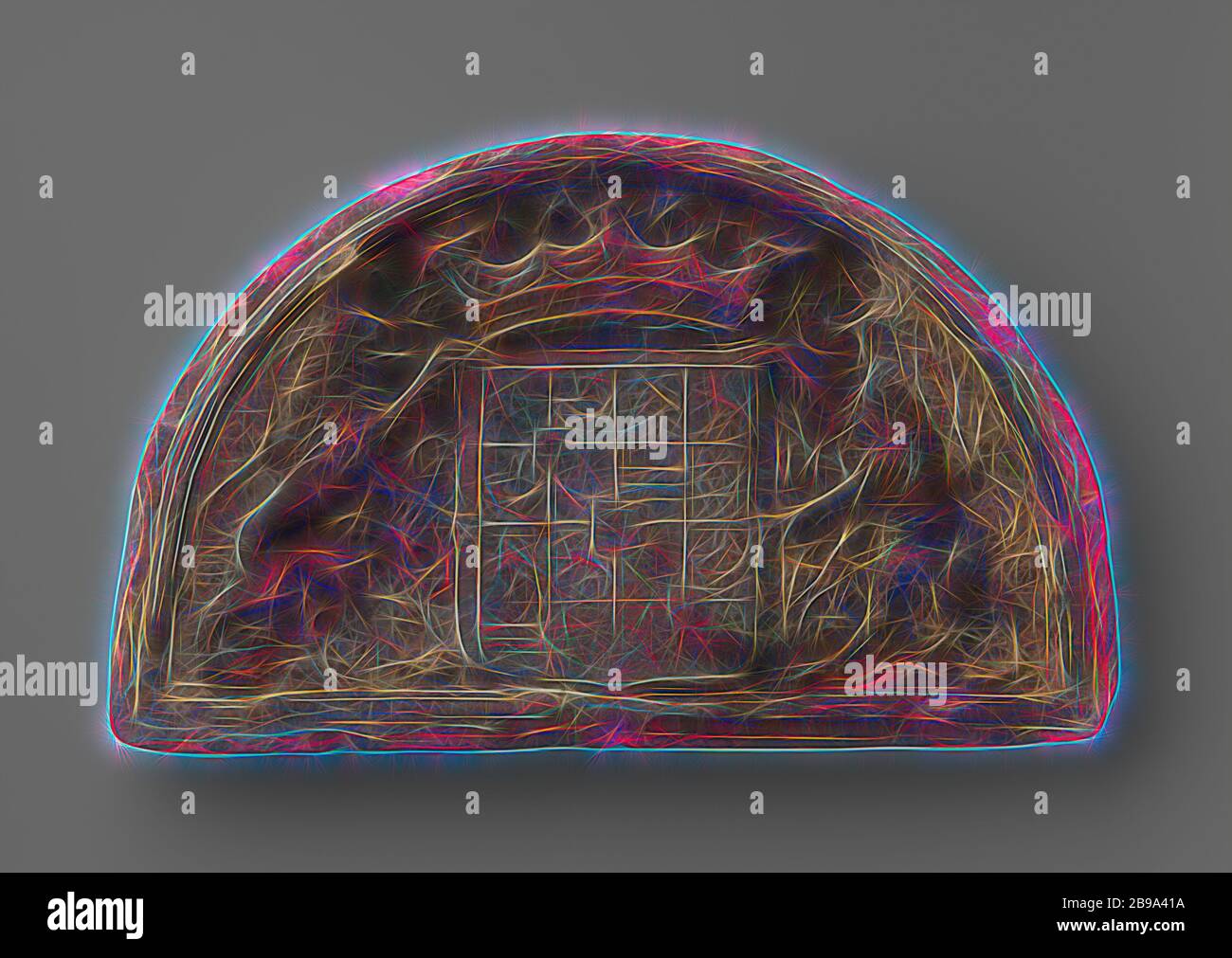Fireplace capstone with the coat of arms of Prince Maurits of Orange ...