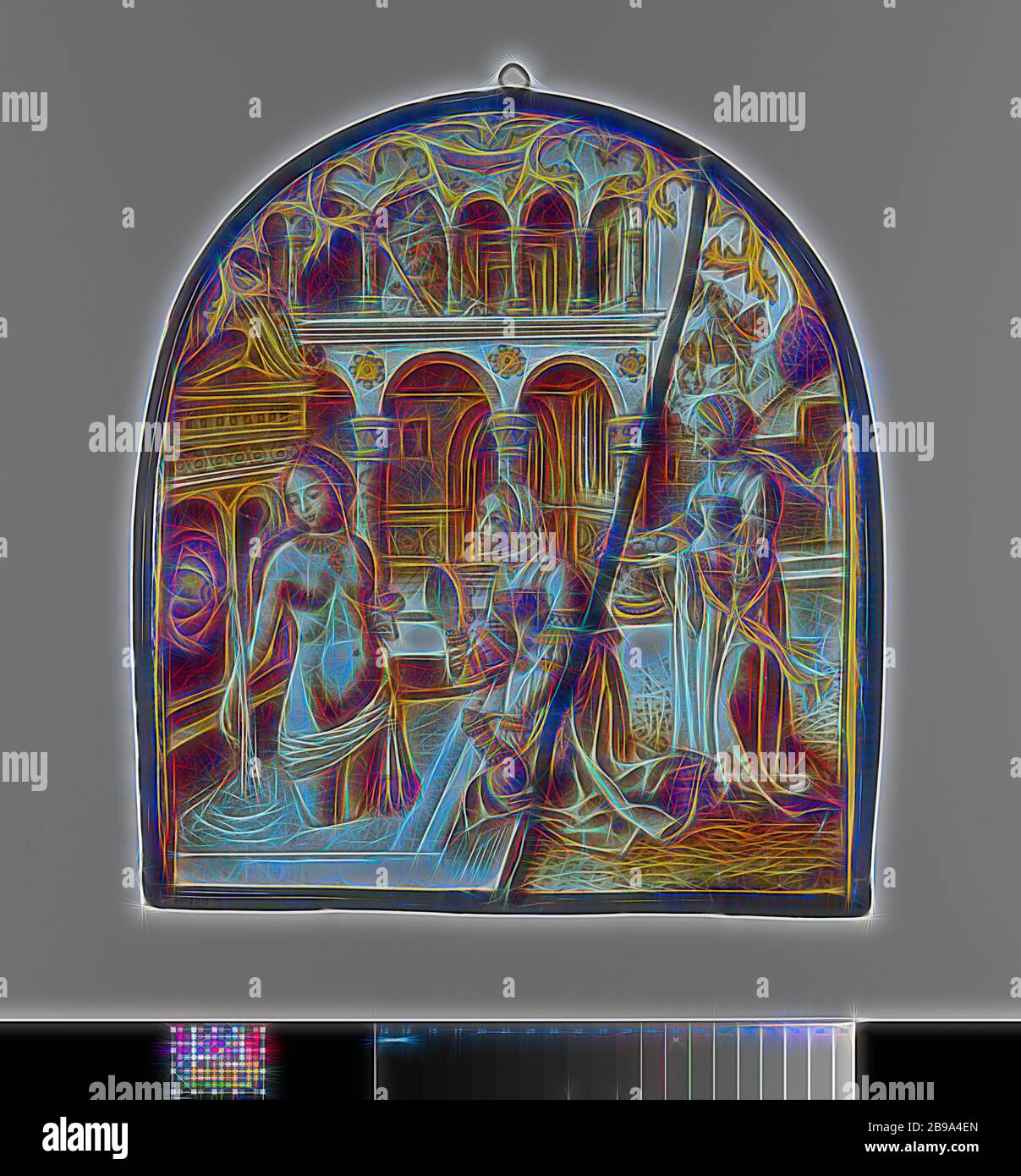 David and Bathsheba, David, and Bathsheba (2 Samuel 11: 2). Stained ...