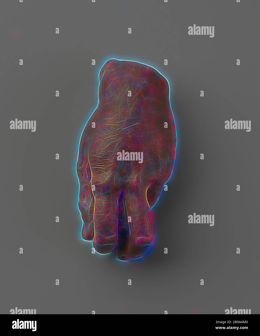 Study Models of Parts of the Body, Sculptor model left hand after ...