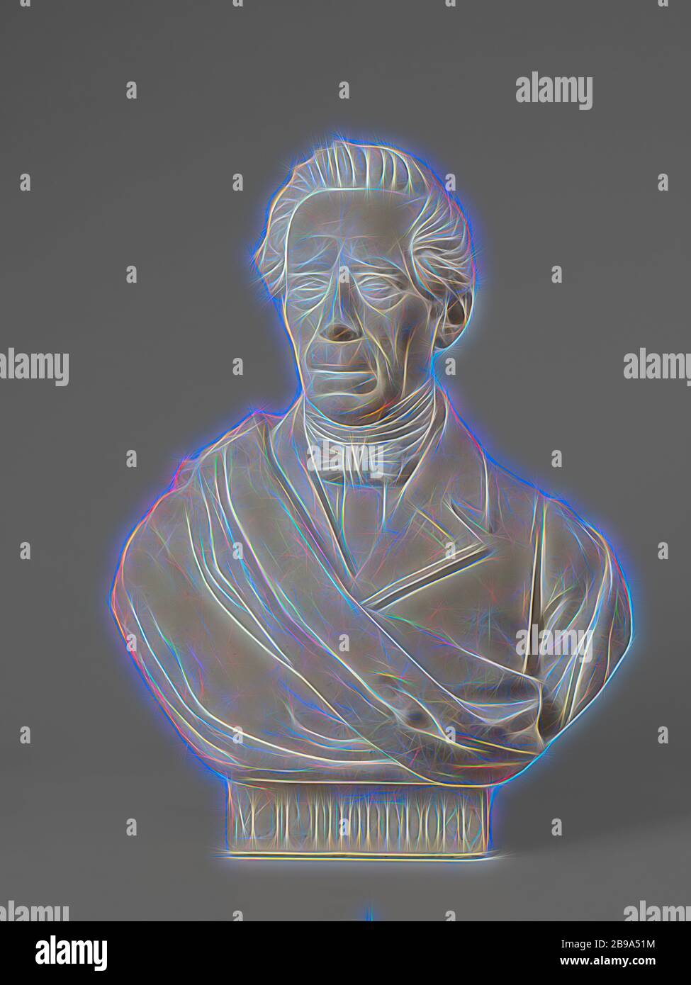 Bust of mr. Johan Rudolf Thorbecke (1792-1872), Johan Rudolf Thorbecke ...