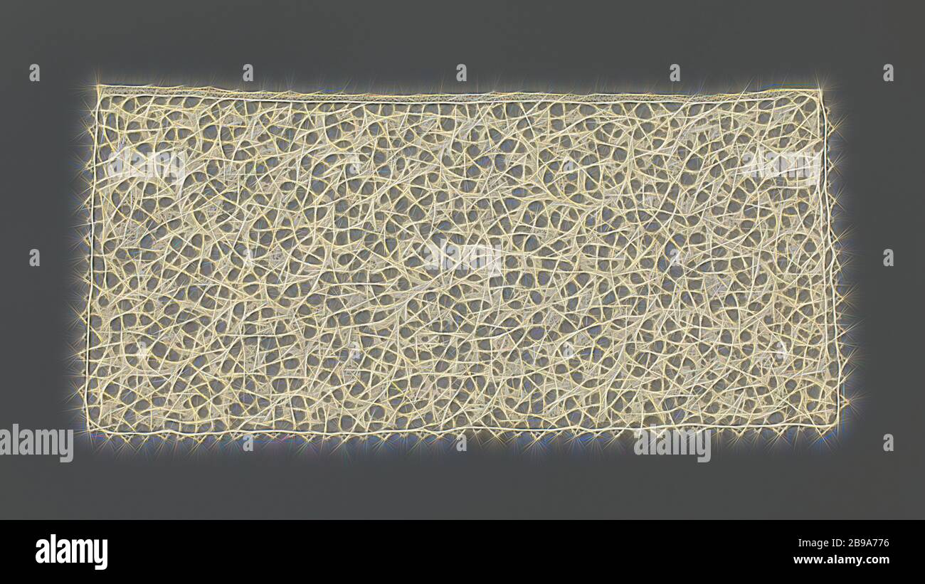 Jabot of needle lace with spiral scrolls, Jabot of natural colored ...