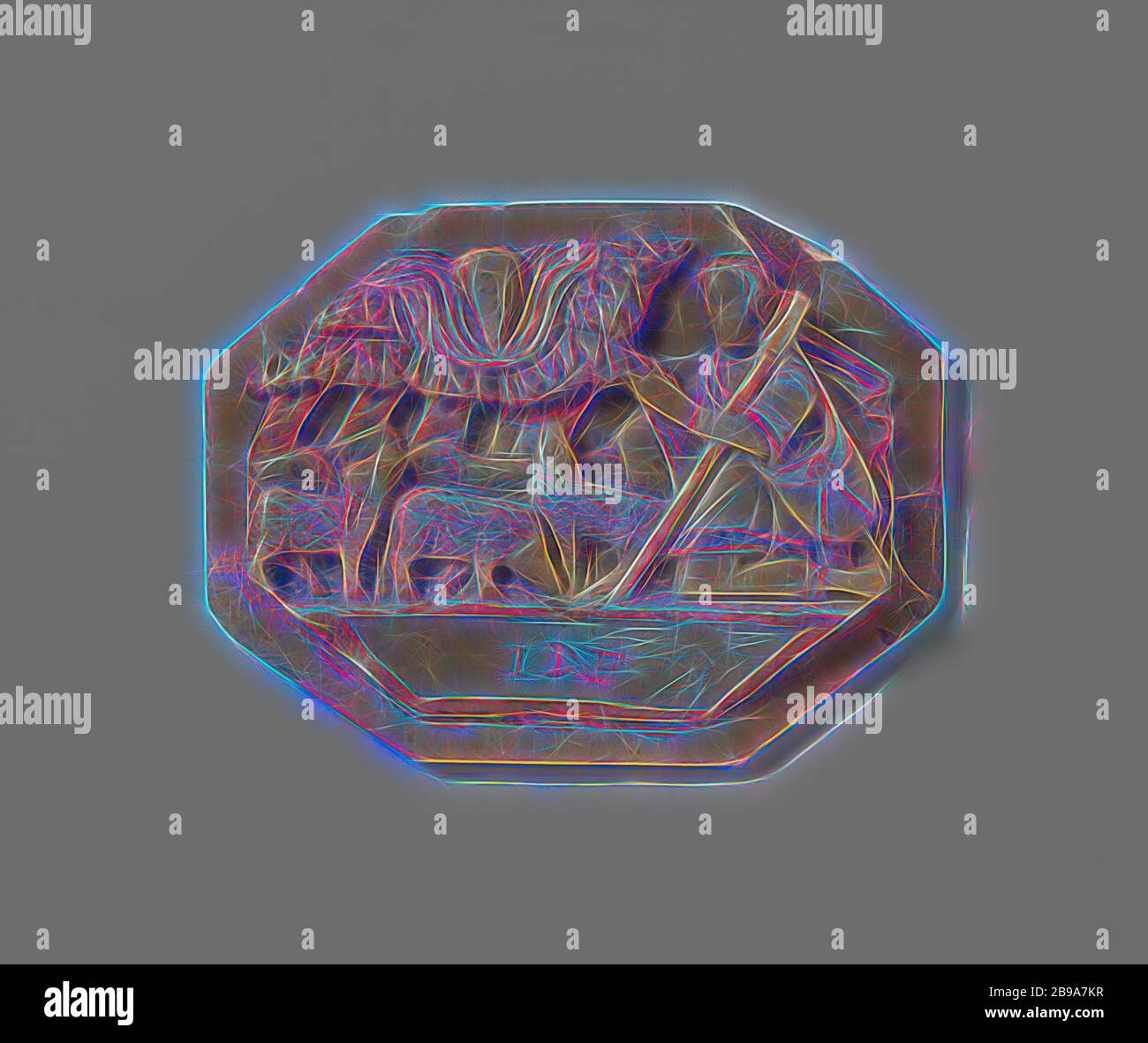 Relief with Moses and the burning bush, Relief, octagonal, with ...