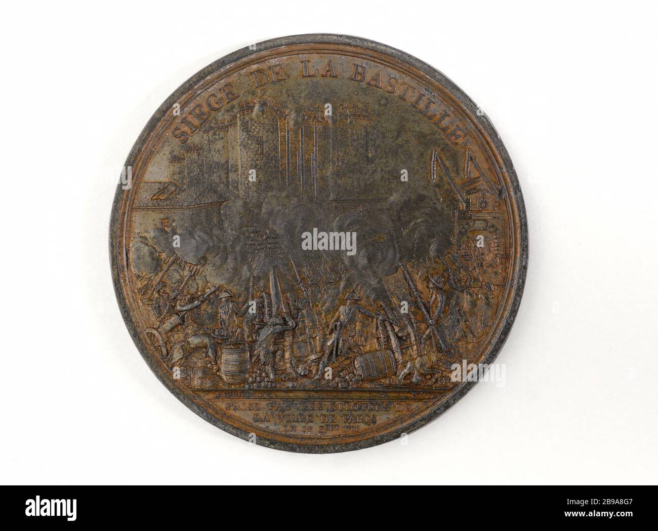 CAPTURE OF THE BASTILLE Bertrand Andrieu (1761-1822). "Prise de la ...