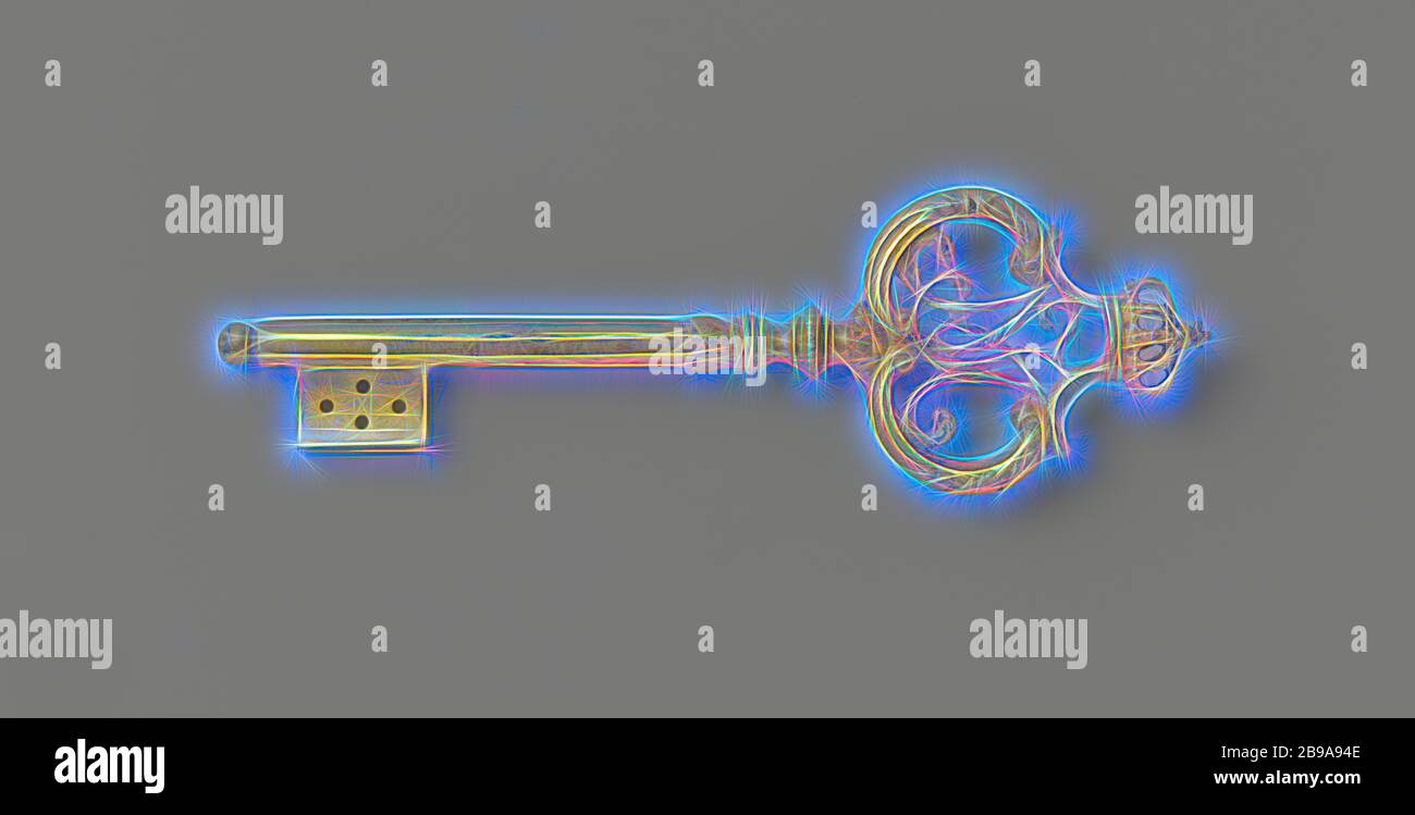39 keys, Chamberlain key, Chamberlain key with M.J. The handle is ...